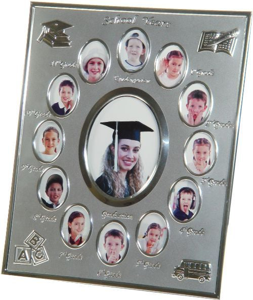 School Years Frame - Silver - Everblue Gift